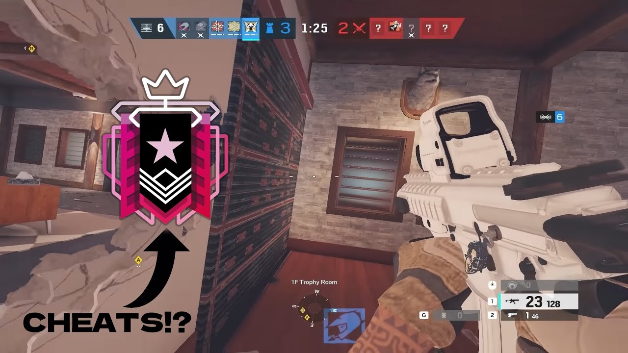 DOMINATING CHAMPION WITH ACTAVIS CHAMS! | Cheating R6! - YouTube