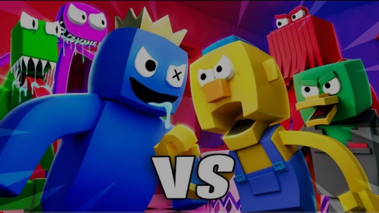 RAINBOW FRIENDS VS DON'T HUG ME IM SCARED - YouTube
