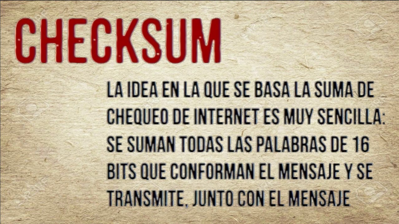 Checksum YouTube Checksum YouTube