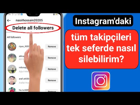 Instagram'daki Tüm Takipçiler Tek Seferde Nasıl Silinir (2023) | instagramda takipçi nasıl silinir