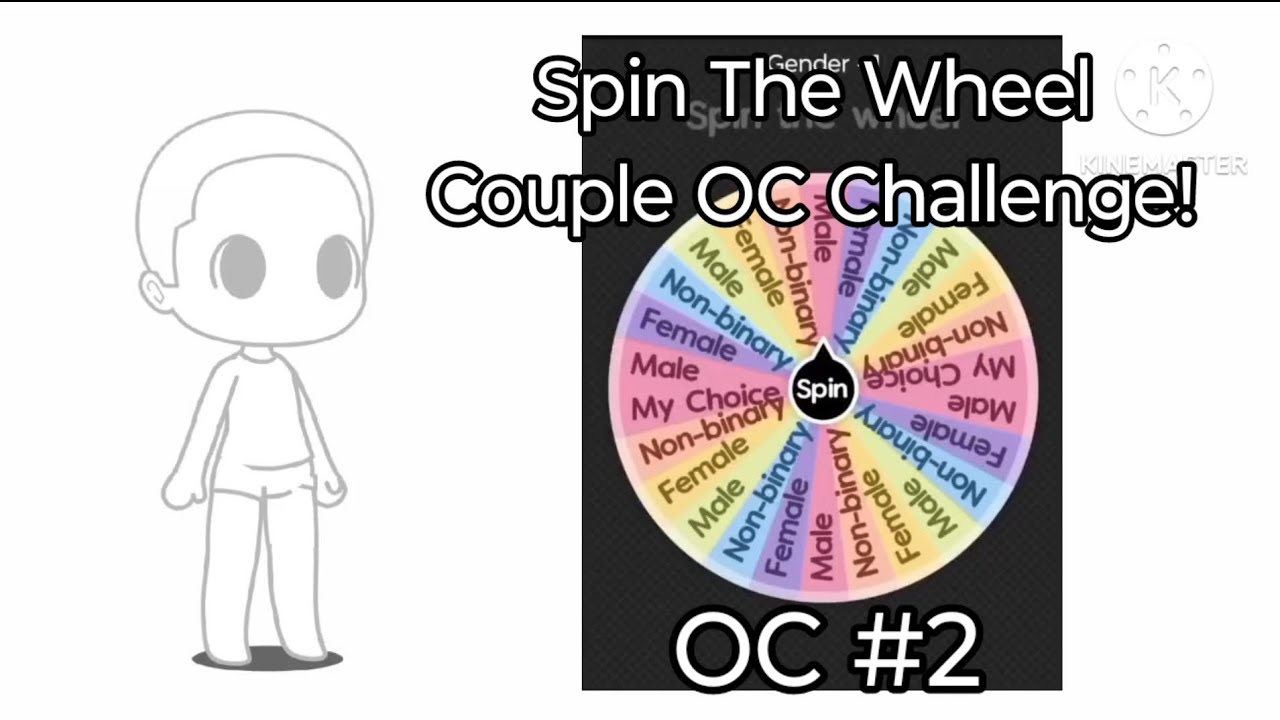 spin the wheel couple oc challenge || collab with @dollyaigacha || oc ...