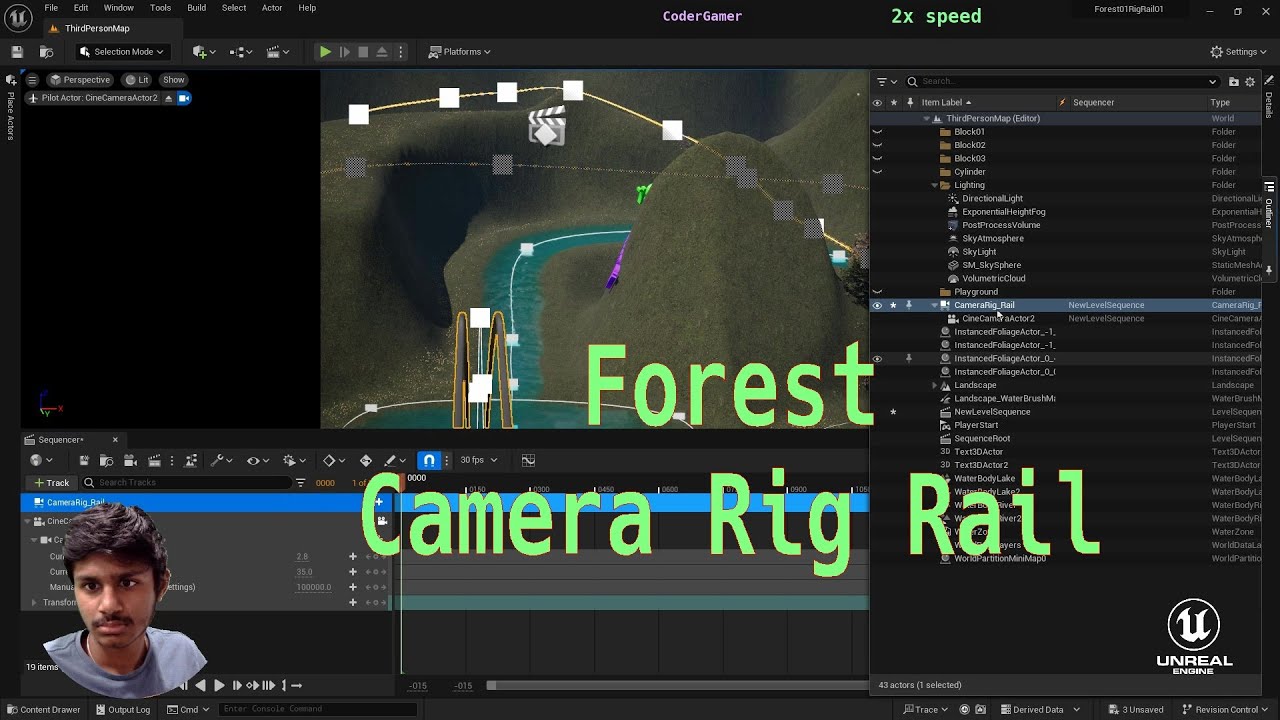 UE5 Forest Camera Rig Rail 20240203 - YouTube