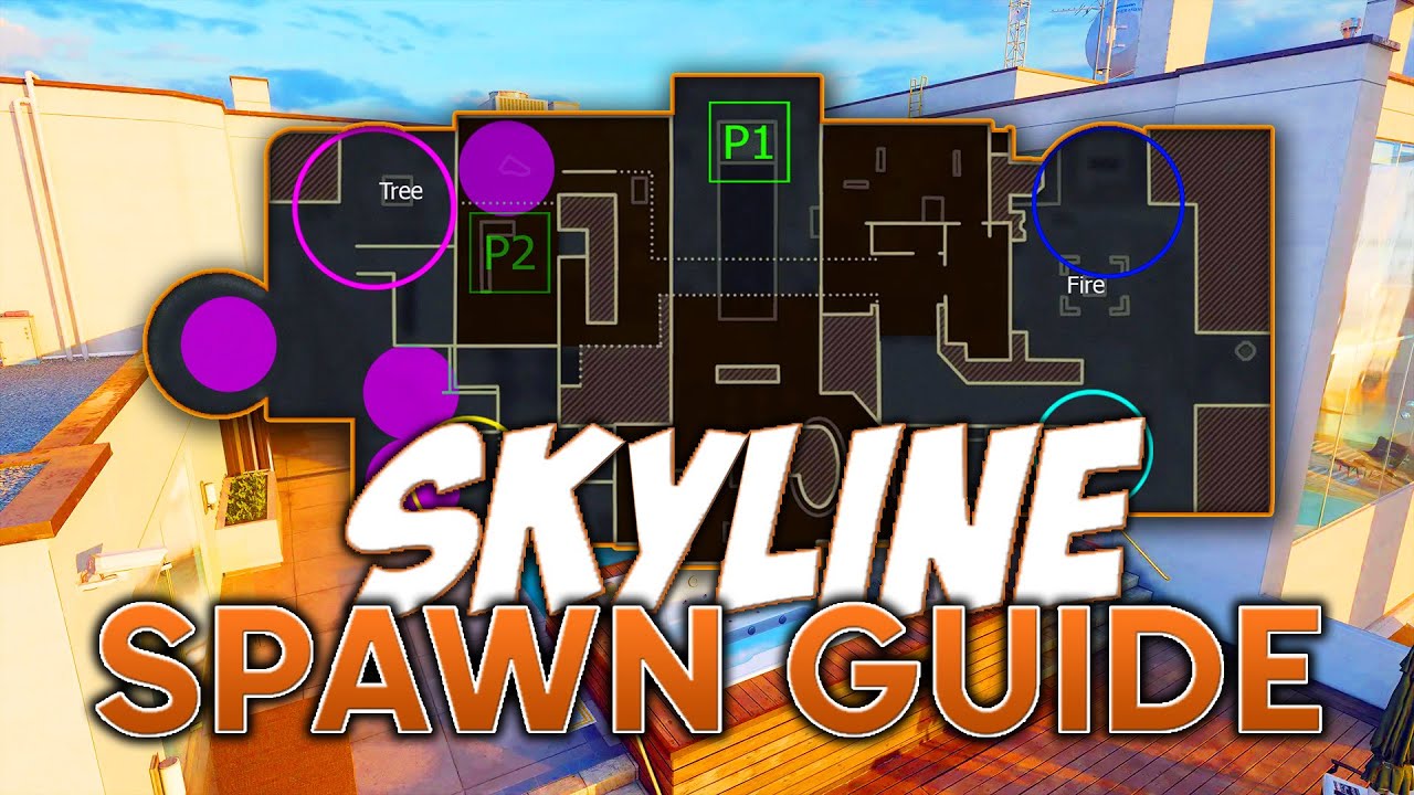 SKYLINE Spawn Guide for Hardpoint on BO6 Ranked Play! - YouTube