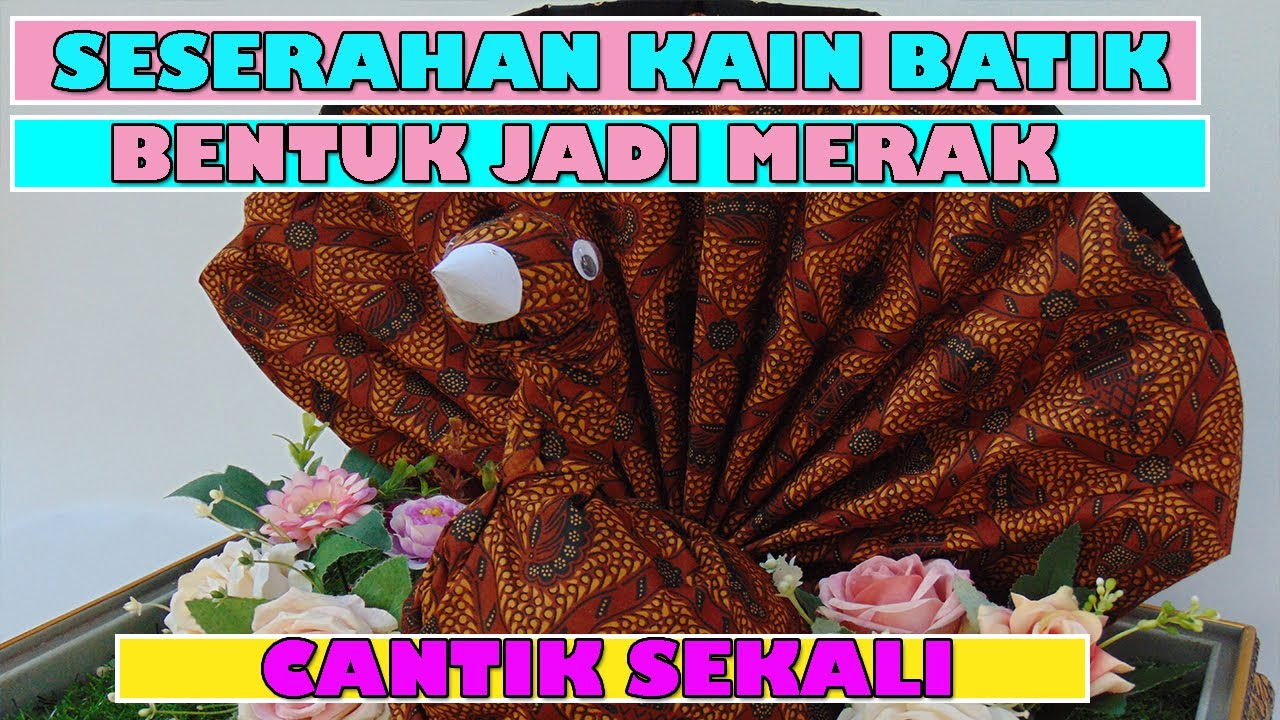 Seserahan Hantaran Pernikahan Kain Batik Bentuk Merak | Seserahan ...