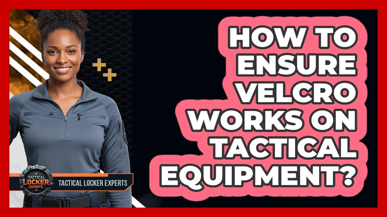 How To Ensure Velcro Works On Tactical Equipment? - YouTube
