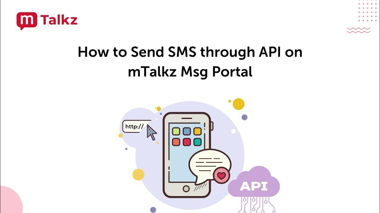 How to Send SMS through API on mTalkz Msg Portal - YouTube