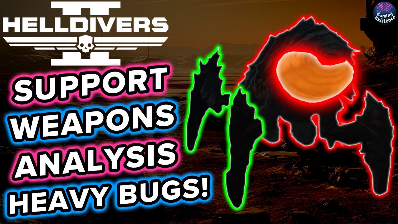 Support Weapons Analysis on Heavy Enemies | Chargers & Bile Titans | Helldivers 2 Weapons Guide ...
