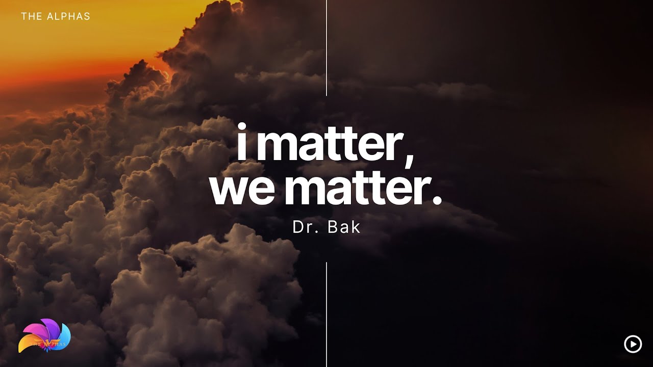 I matter, We matter - The power of unity and now. Motivational Speech ...