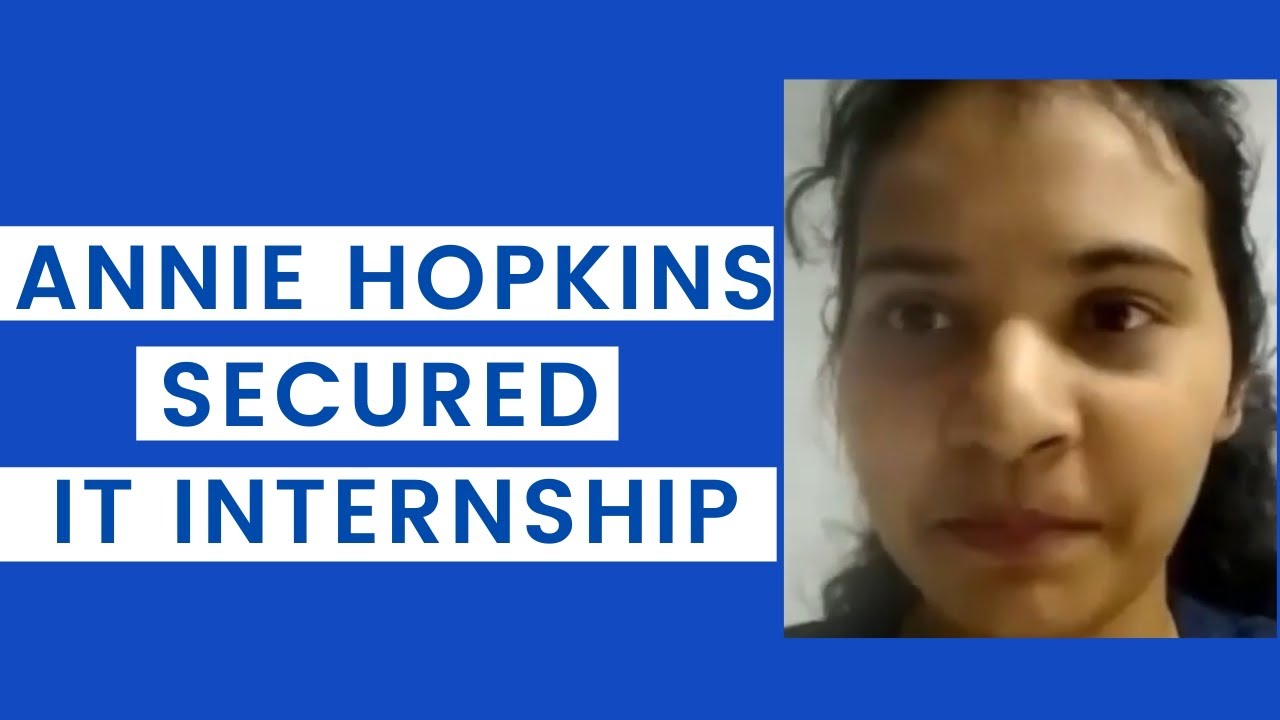 Annie Hopkins secured IT internship | Myinternship Australia - YouTube