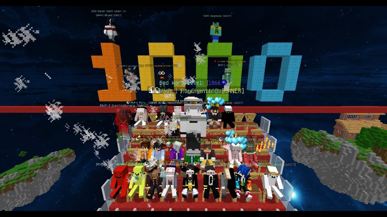 1000 Stars On Hypixel Bedwars. - YouTube