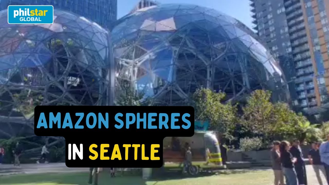 Tour of Jeff Bezos' Amazon Spheres in Seattle - YouTube