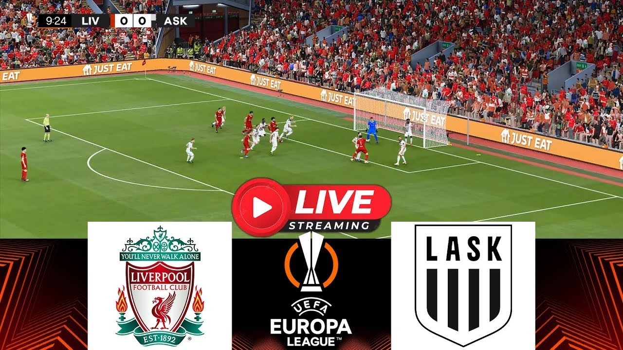 🔴Liverpool vs LASK | Europa League 2023/24 | Live Game - YouTube