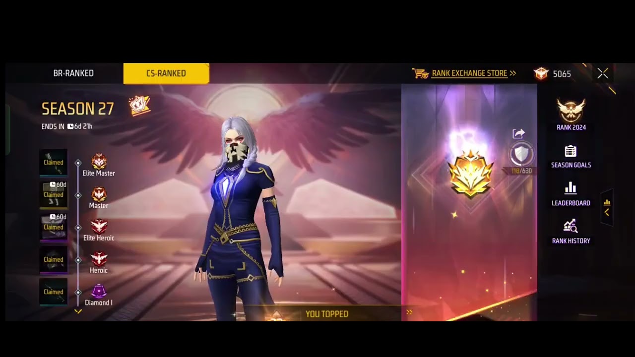 third time lead master free fire Max han FF gaming - YouTube