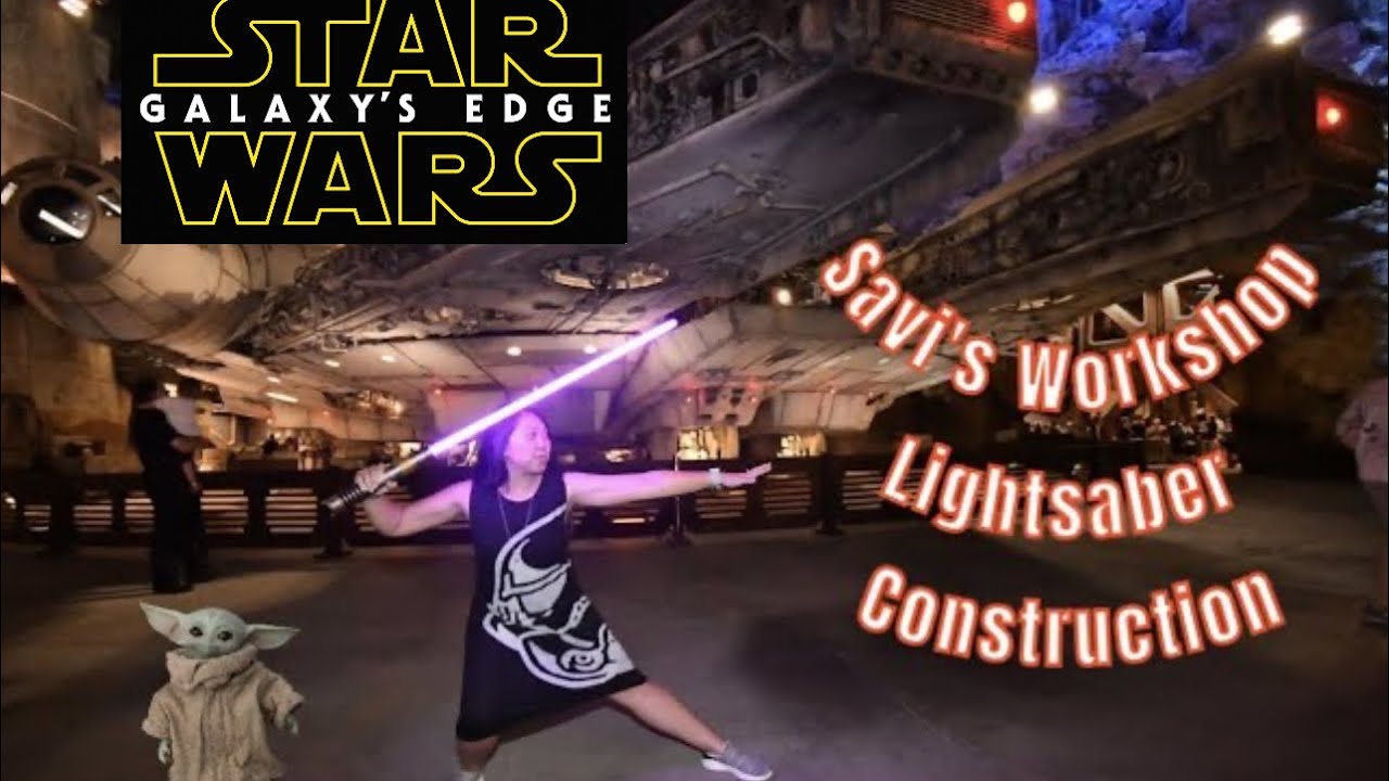 GALAXY’S EDGE LIGHTSABER CONSTRUCTION CEREMONY [FULL] - YouTube