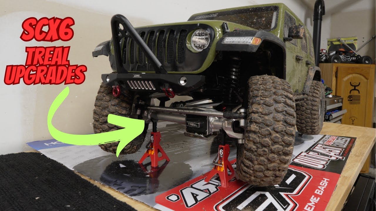 SCX6 Treal Axles And Upgrades - YouTube