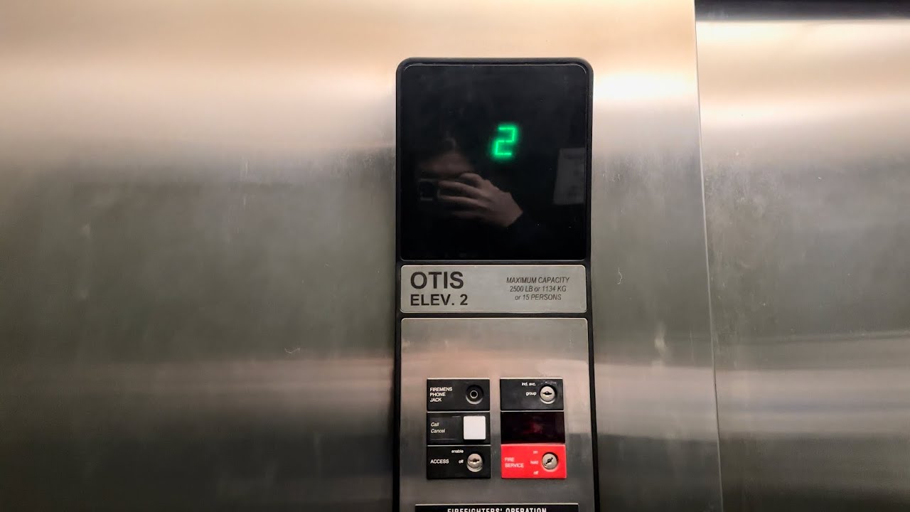 Otis Series 1 Hydraulic Elevator #2 - Spring Street Parking Garage ...