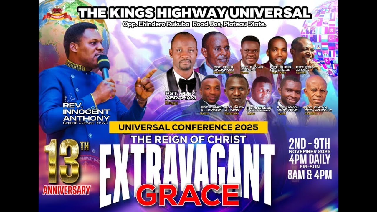 13TH ANNUAL GLOBAL CONFERENCE - EXTRAVAGANT GRACE (DAY 6) - YouTube