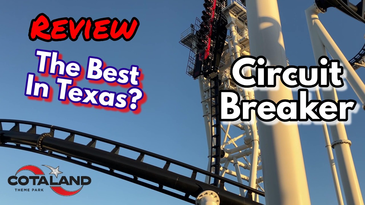 Review of Circuit Breaker @ COTAland | Best Coaster in Texas? - YouTube