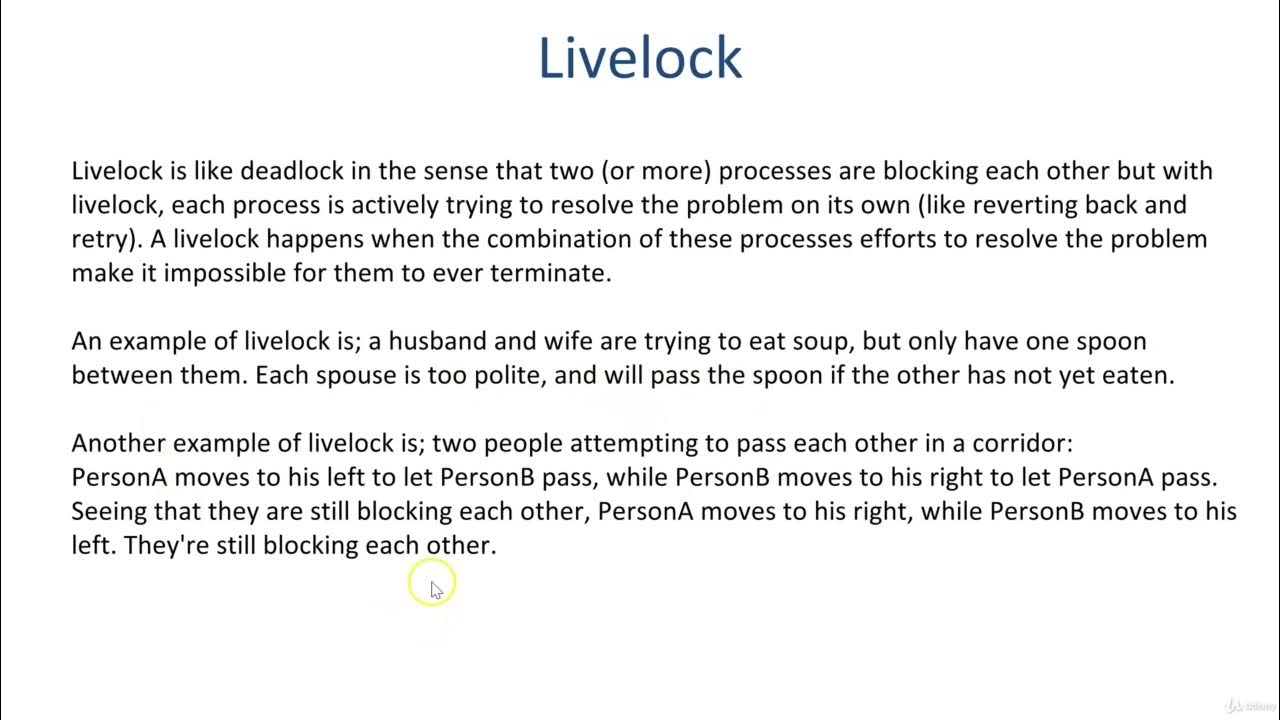 JAVA Series 2024 - 20 Step 04 DeadLock And LiveLock - YouTube