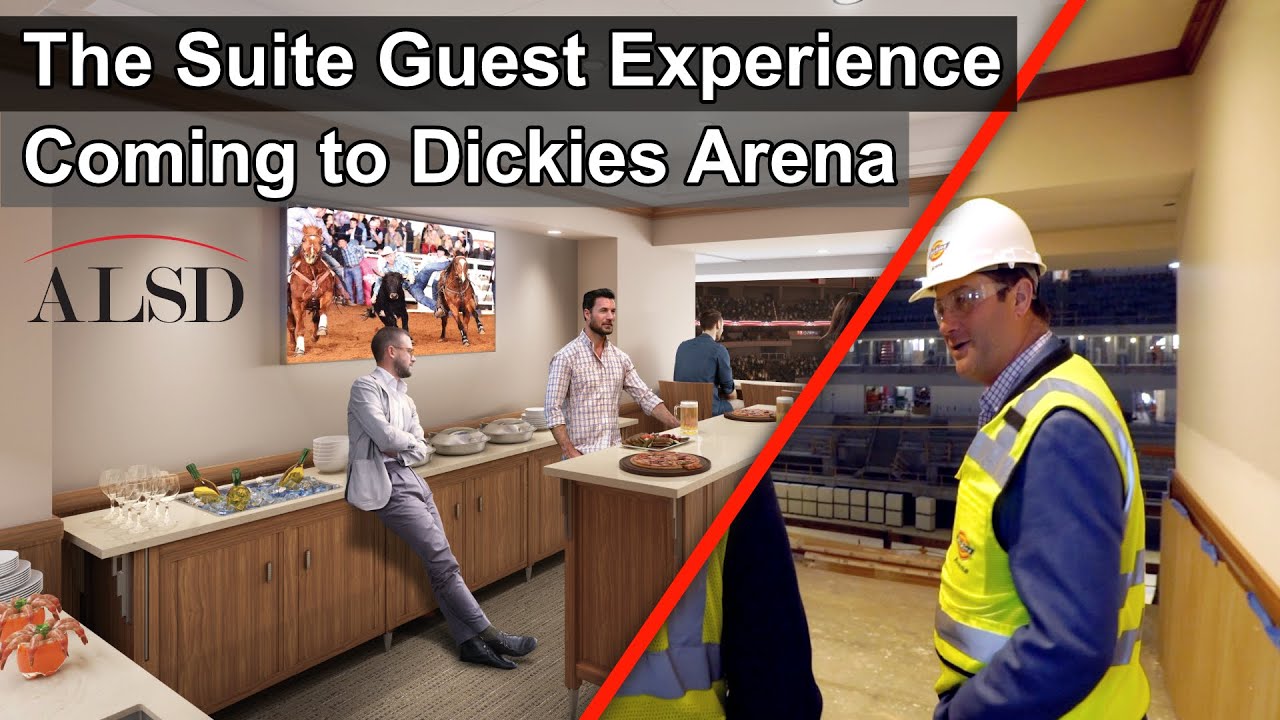 Walkthrough the Dickies Arena Suite Experience - YouTube