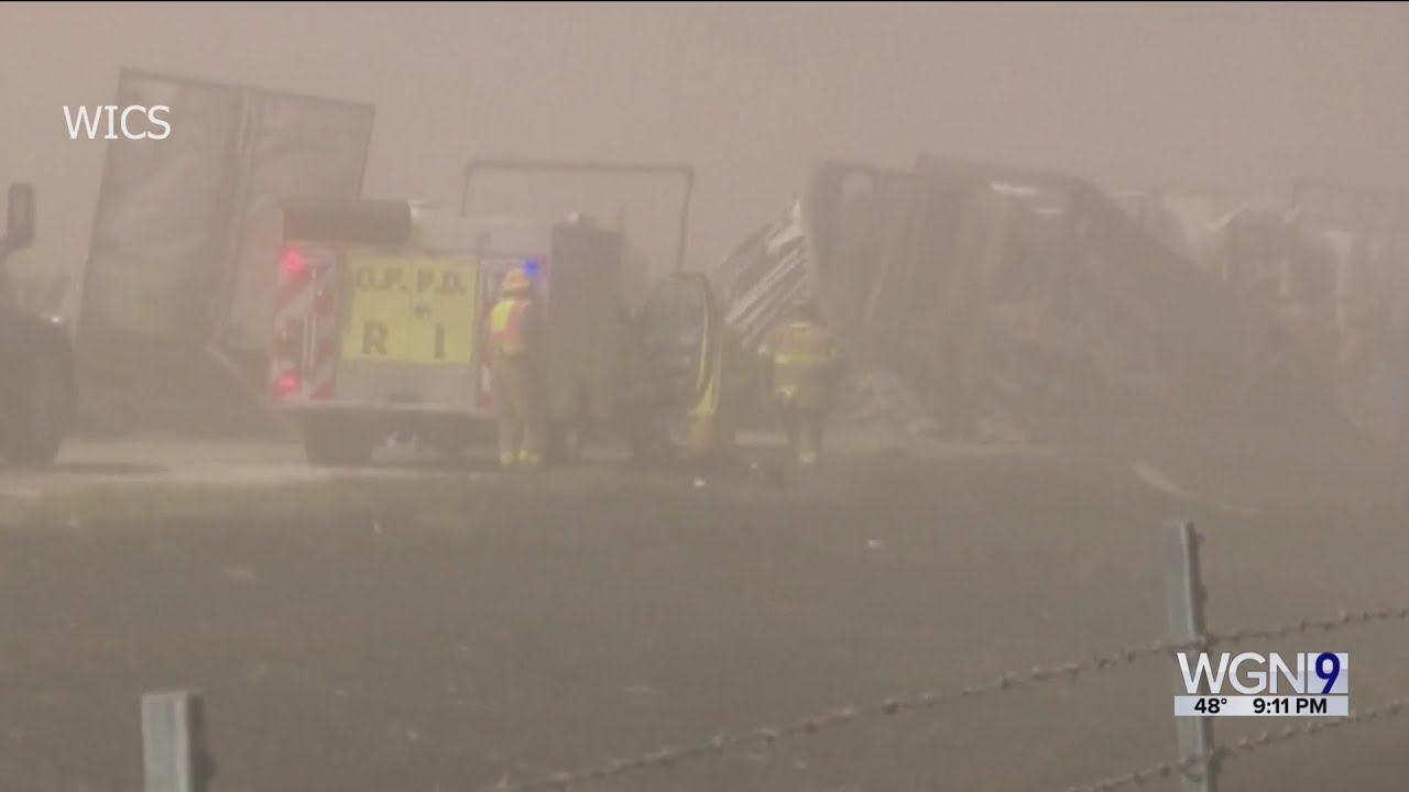 7 dead, more than 30 hospitalized in I-55 crash - YouTube