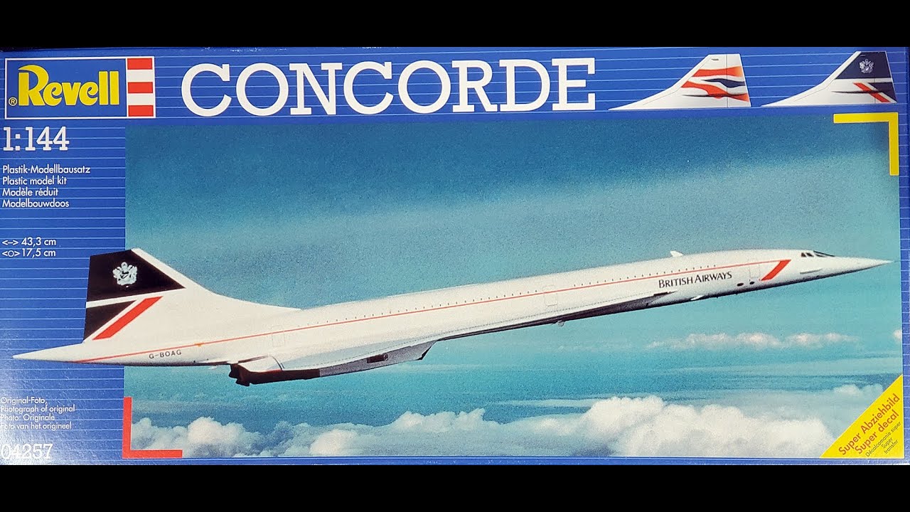 1/144 Revell Concorde Review/Preview - YouTube
