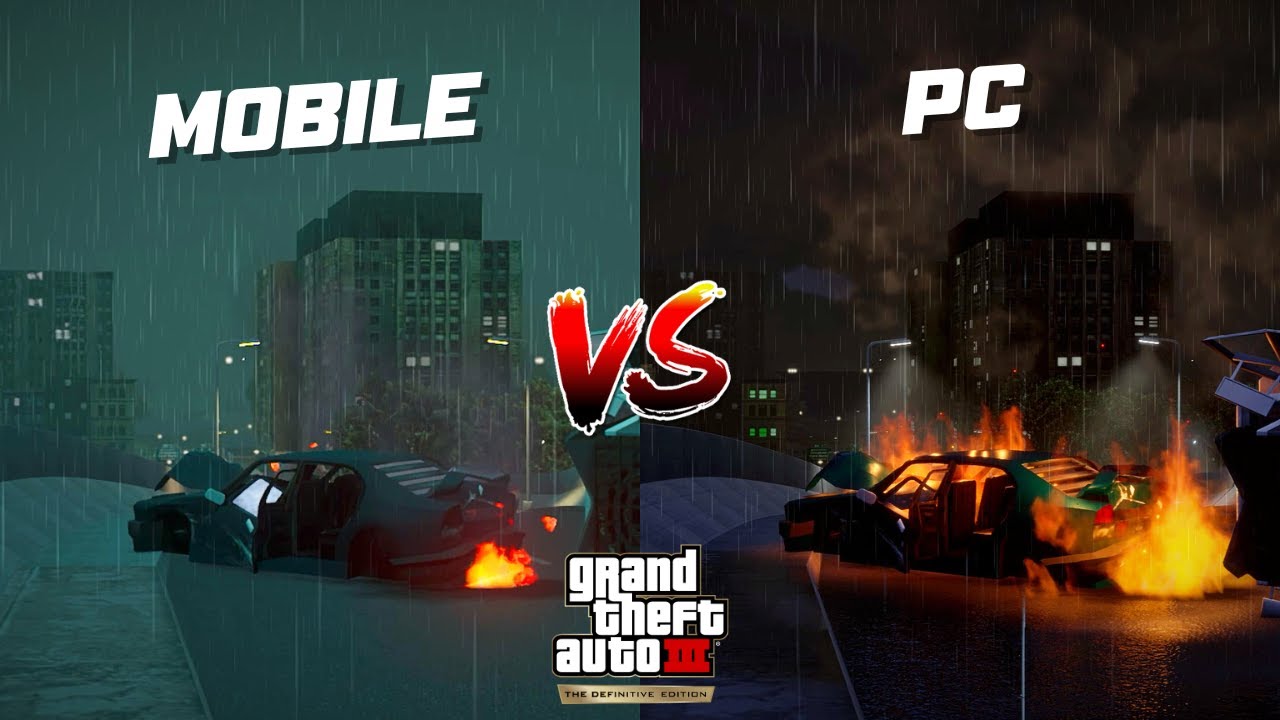 GTA III Definitive Edition - Mobile Vs PC - Side by Side Comparison ...