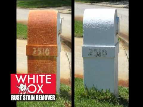 White Ox Rust Stain Remover - YouTube