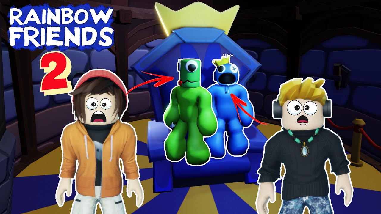 VENCEMOS OS AMIGOS COLORIDOS!! ( RAINBOW FRIEND 2) - YouTube