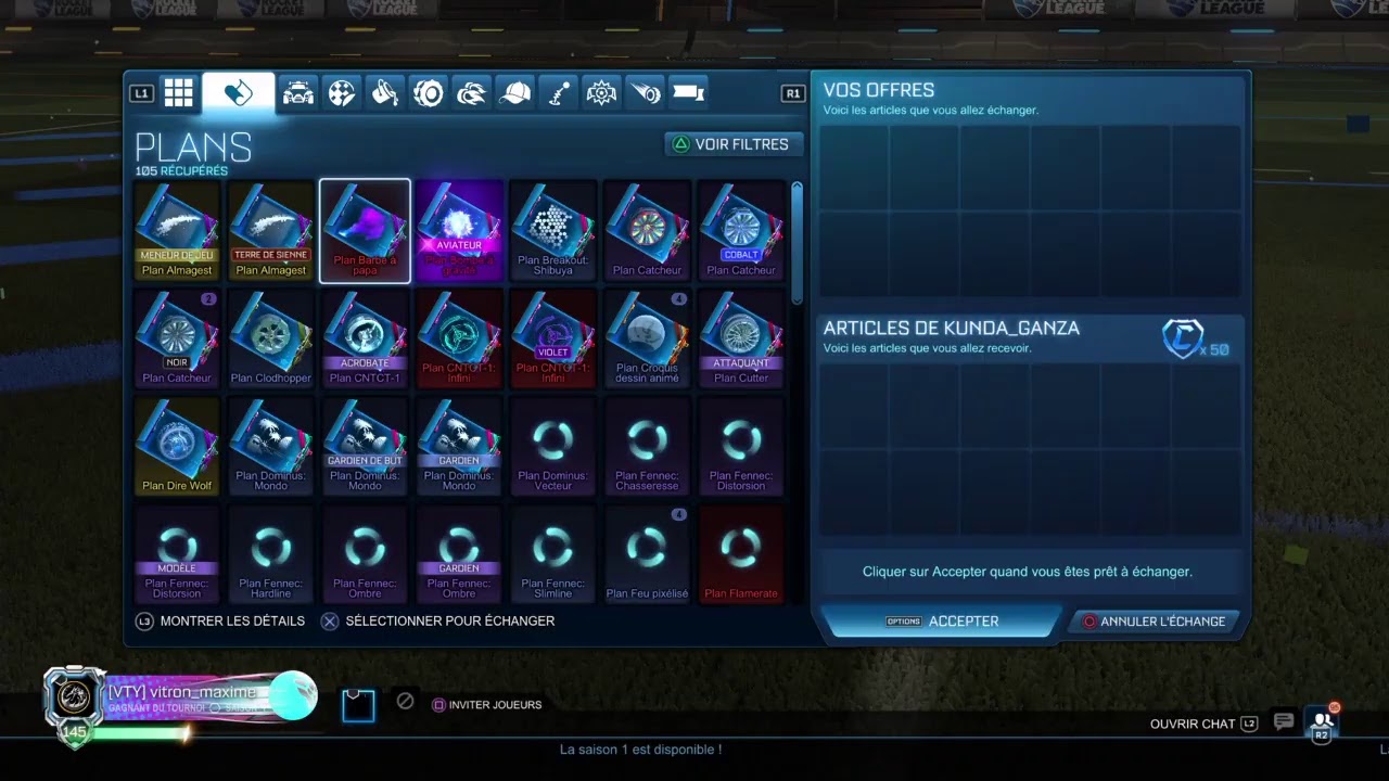 Live rocket league echange (fennec,cr,rad rock) - YouTube