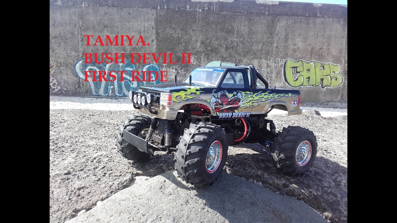 TAMIYA BUSH DEVIL 2 FIRST RIDE - YouTube