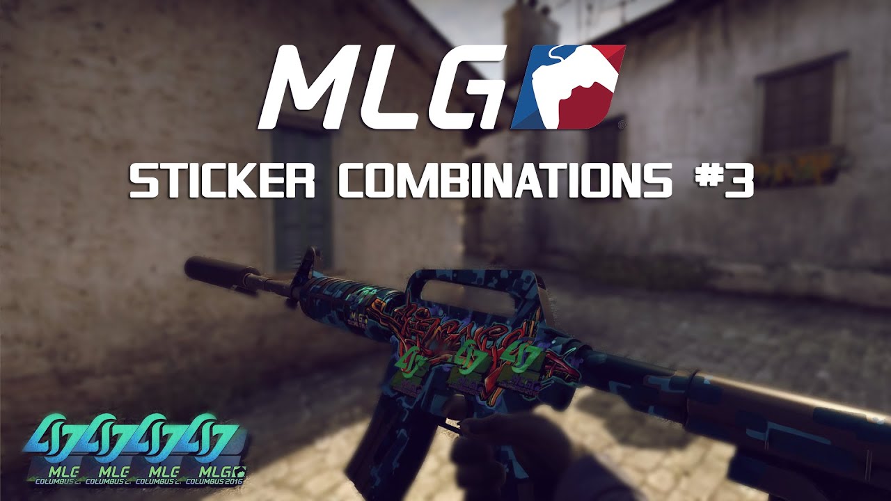 CS:GO | MLG Columbus 2016 Sticker Combinations #3 - YouTube