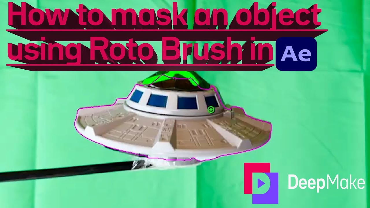 How to Mask an Object using the Roto Brush Tool in After Effects - YouTube