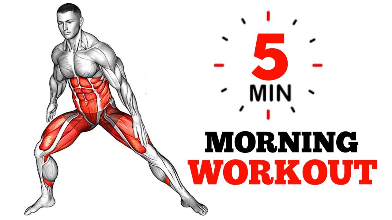 5 Minute Morning Workout For Weight Loss At Home (Daily Workout at Home ...
