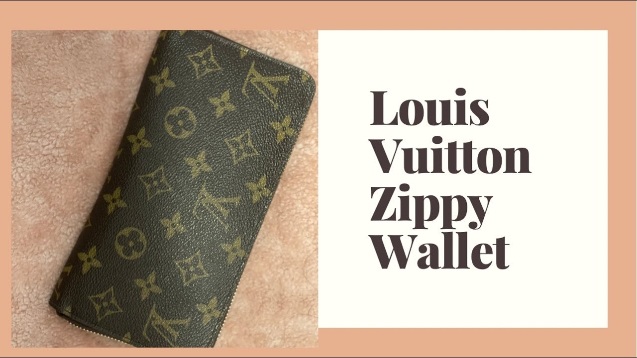 Louis Vuitton Zippy Wallet Wear & Tear - YouTube