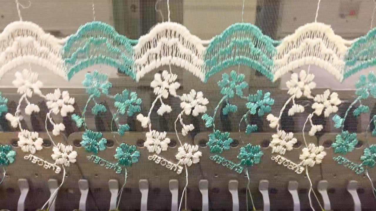 Schiffli Lässer Embroidery Machine Creates Stunning Embroidered ...