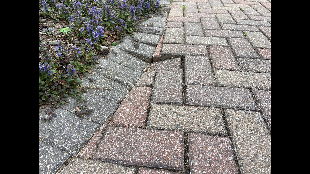 OldGuyDIY Fix Sunken Patio Paver Blocks Remove, Add Sand Base, Replace ...