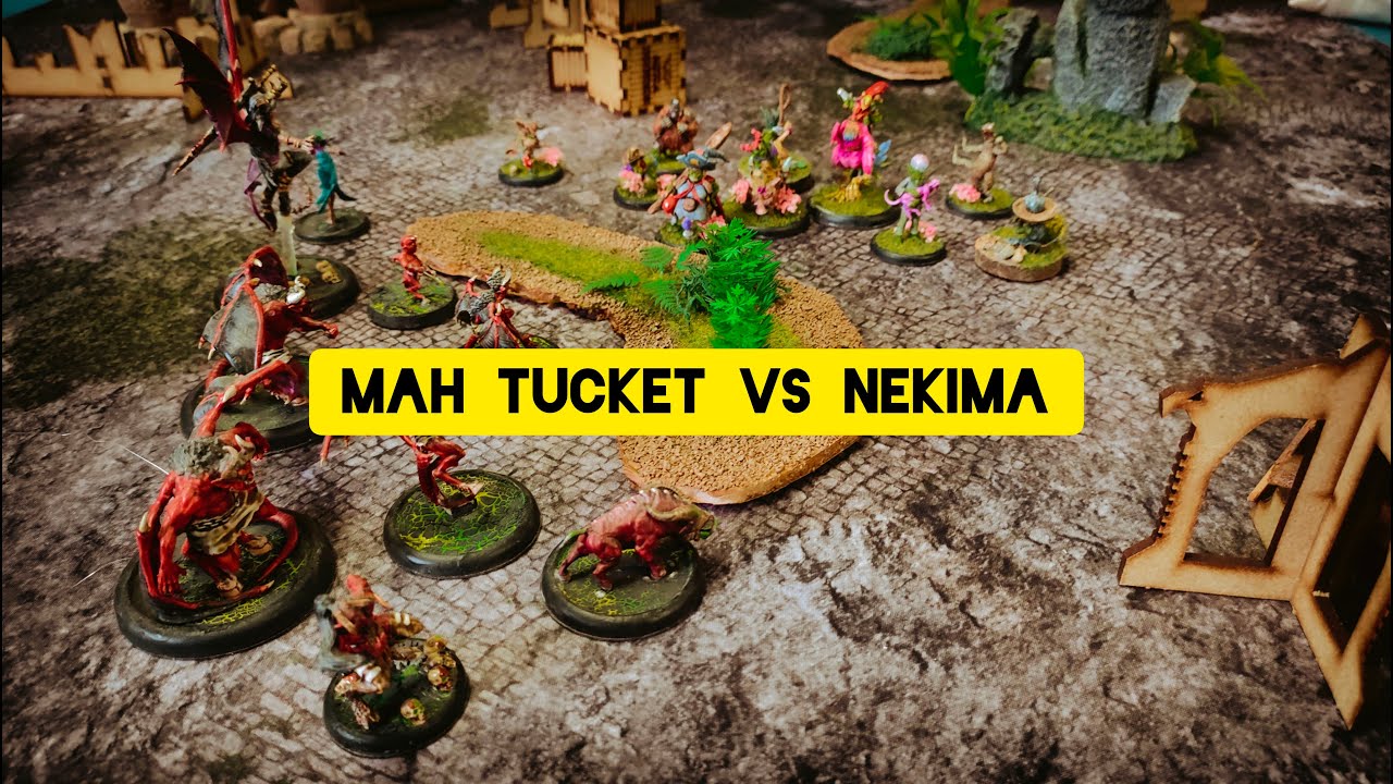 Batalla Malifaux! Mah Tucket VS Nekima #malifaux #wargames #wyrdgames ...