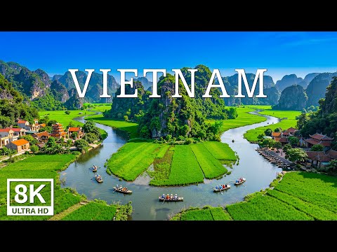 Vietnam 8K | Admire the Most Beautiful Natural Wonders and Landscapes in Southeast Asia