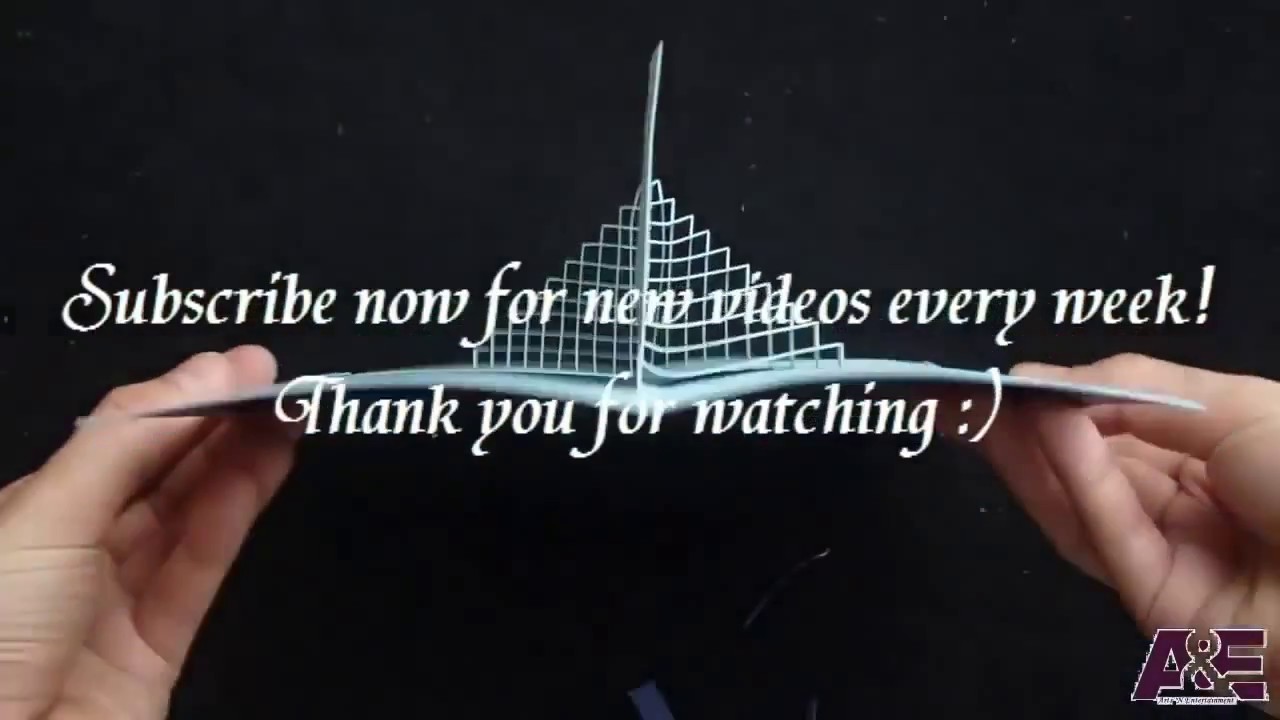 08 Amazing Stairs Pop Up Card Tutorial - YouTube