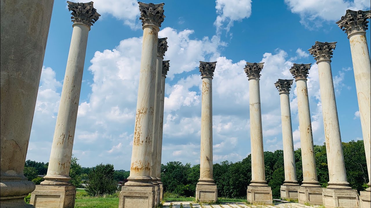 The National Capitol Columns - U.S. at National Arboretum - USDA - YouTube