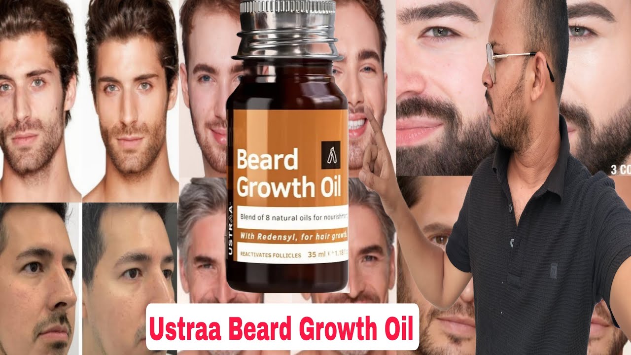 Ustraa Beard Growth Oil Review In Hindi - YouTube