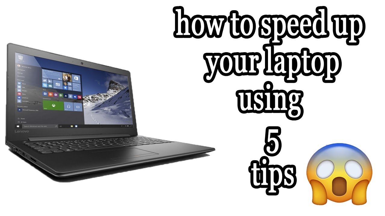 how to speed up your laptop using 5 tips - YouTube