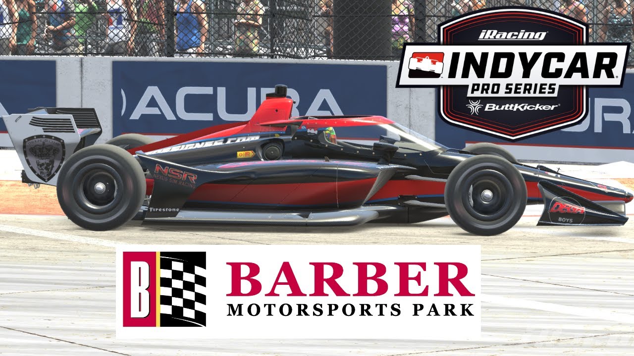 🔴 Road to Iracing IndyCar Pro Series | Barber - YouTube