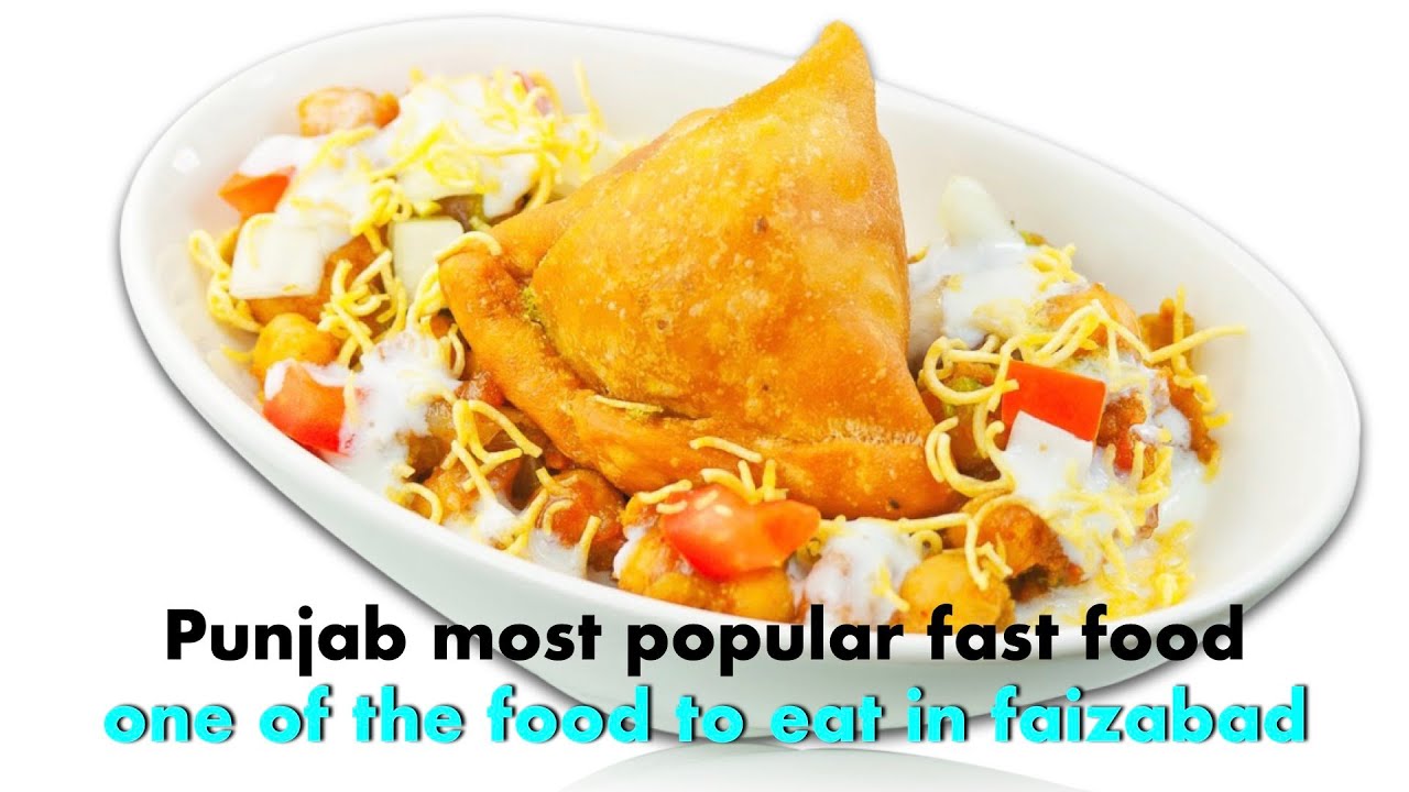 Punjabi street food samosa chaat | Punjab most popular fast food ...