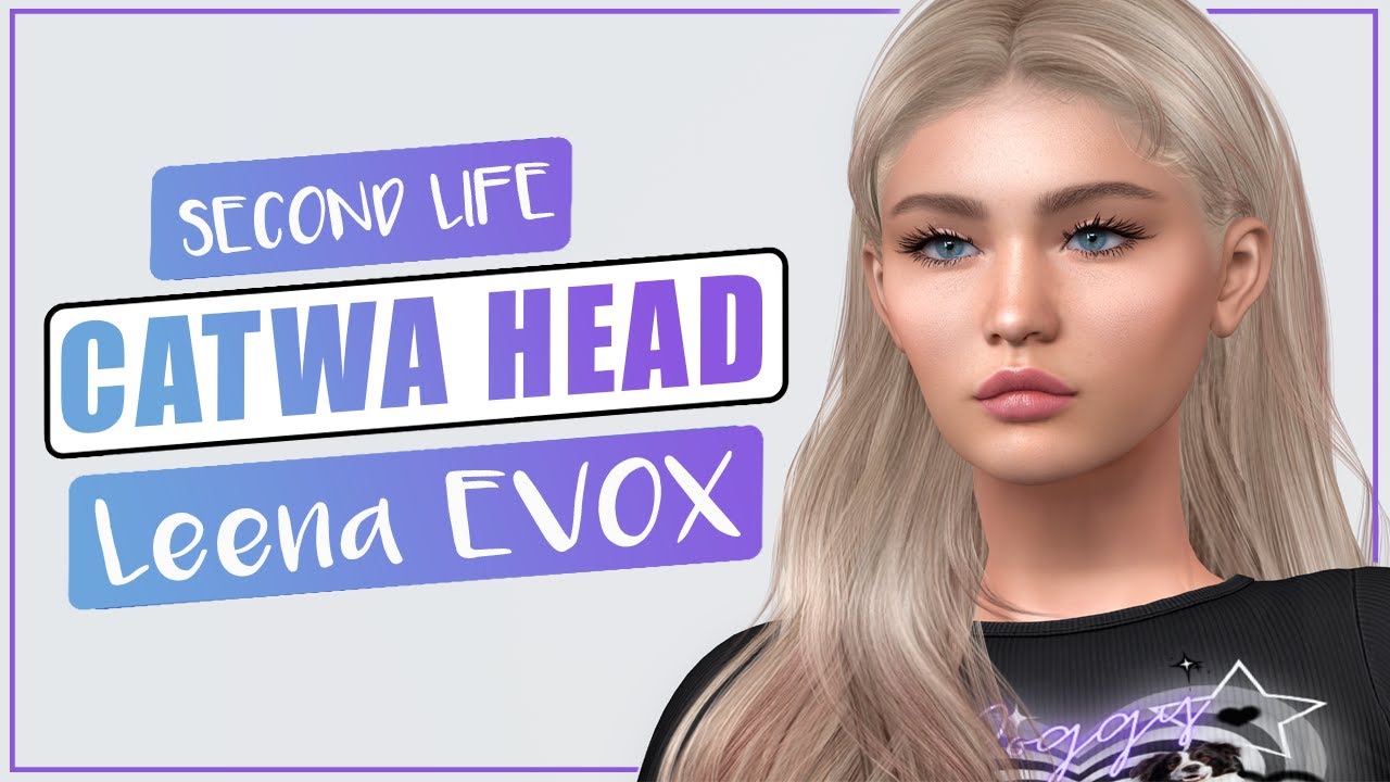 CATWA LEENA Evox HEAD - Skin Fair 2024 - Second Life - YouTube