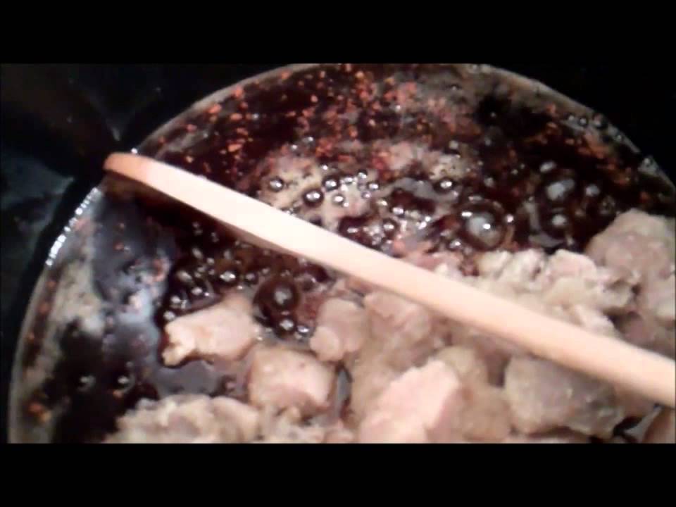 Cambodian Caramelized Braised Pork Kaw Saik Jrouk - YouTube