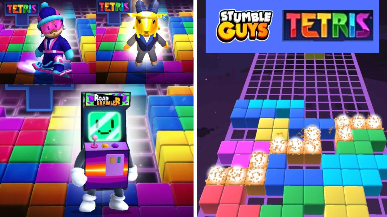 JOGUEI O NOVO MAPA TETRIS pela PRIMEIRA VEZ NO STUMBLE GUYS! - YouTube