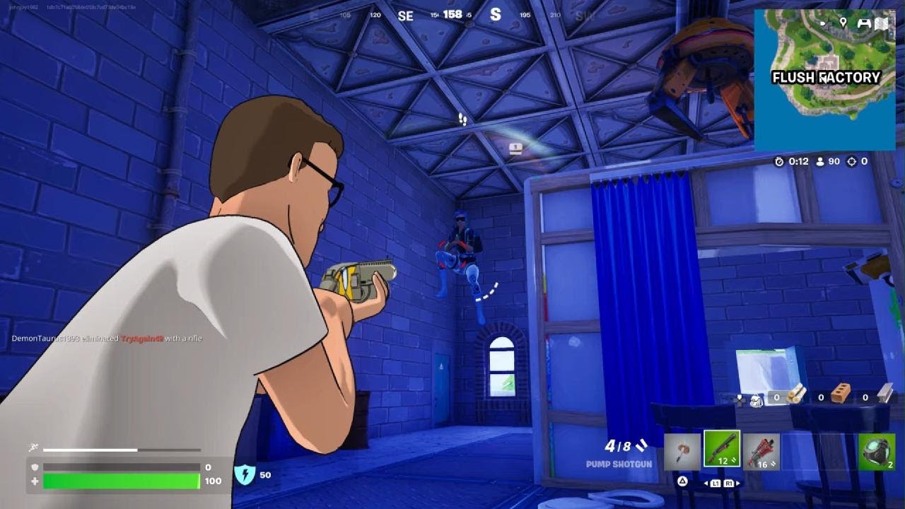 Fortnite Solo Battle Season 6 Hank Hill - YouTube