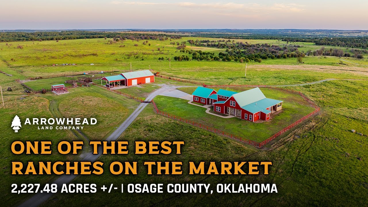 LAND FOR SALE: Rare Osage County Ranch with Luxury Lodge | Fully Set Up ...